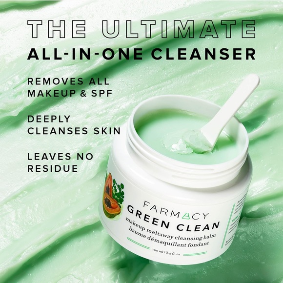 Makeup | Farmacy Natural Makeup Remover Green Clean Makeup Meltaway ...